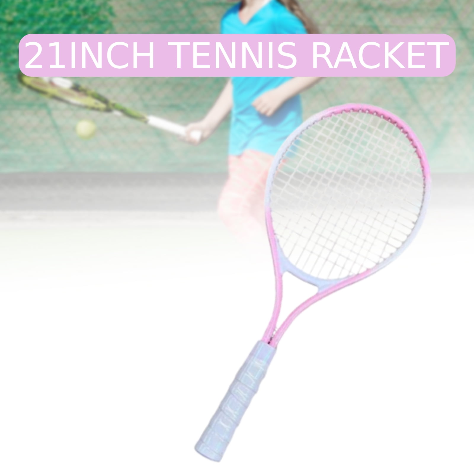 Luwecf Tennis Racket Nonslip Grip High Strength Nylon Strings for Park ...