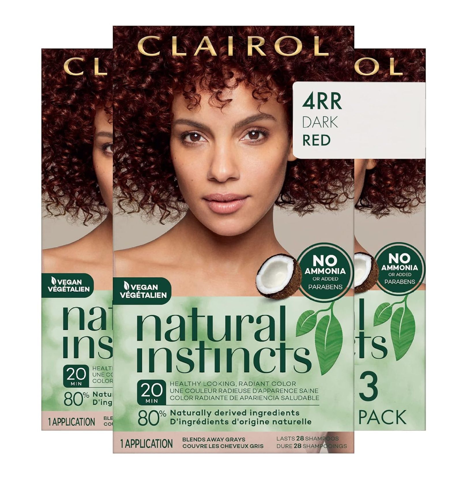 Luwei Natural Instincts Demi-Permanent Hair Dye, 4RR/20R Malaysian ...