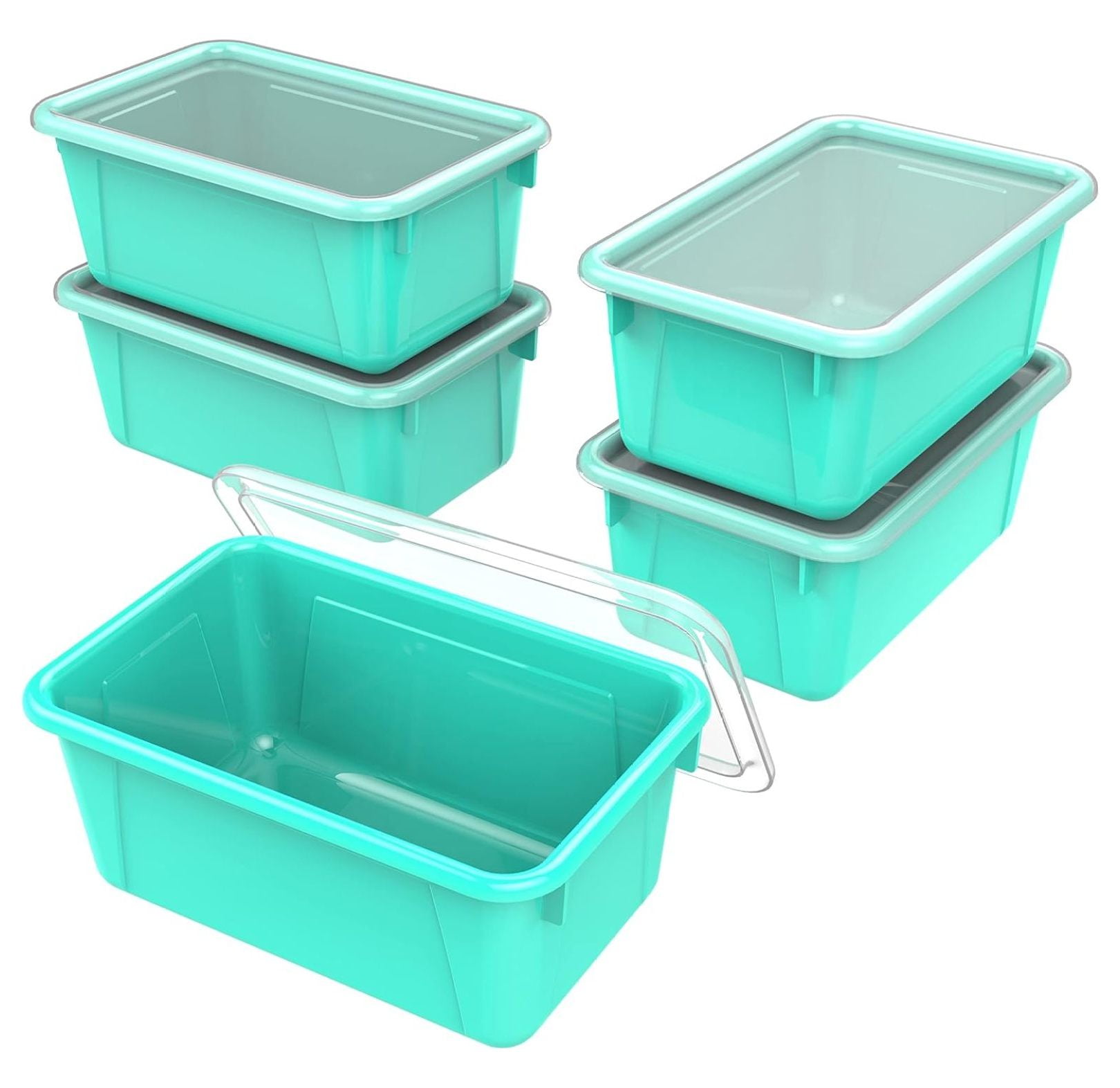 Luwei Small Cubby Bins – Plastic Storage Containers for Classroom with ...
