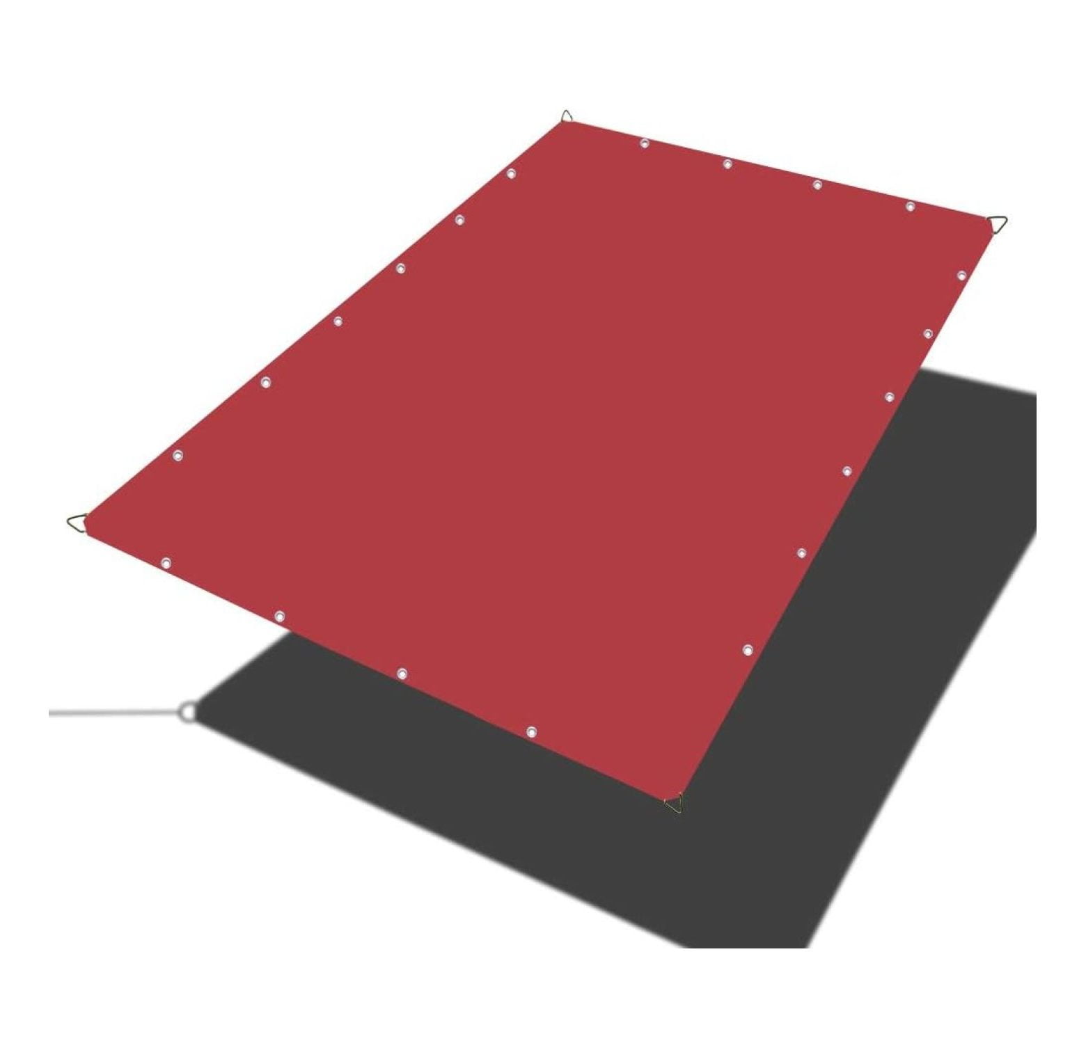 Luwei Waterproof Rectangle Sun Shade Sail Straight Edge Canopy Cover ...