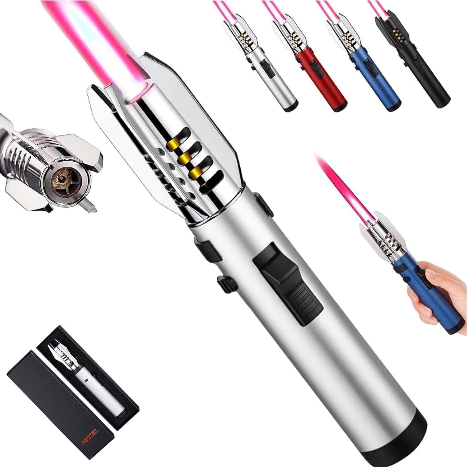 Lux Blaze Lighter, Luxblaze Electric Lighter, Camping Outdoor Windproof ...