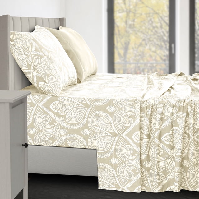 Lux Decor Collection 4 Piece Twin XL Bed Sheets Set - Luxury Soft ...