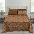 Lux Decor Collection 6 Piece Microfiber Bedding Deep Pocket Bed Sheet