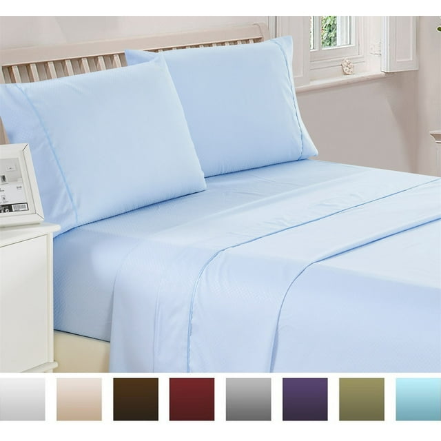 Lux Decor Collection Checkered Collection Deep Pocket 1800 Series Bed
