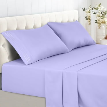 5 Piece 1800 Collection Bed Sheet Set with Extra Pillowcases, Deep ...