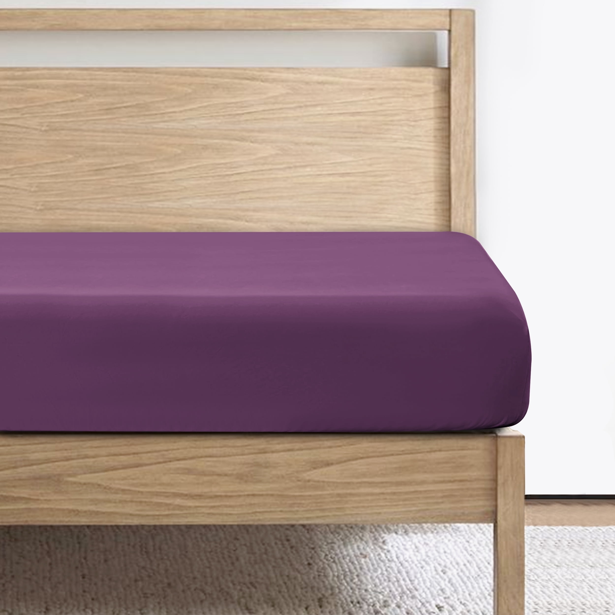 Lux Decor Collection Fitted Sheet - Ultra Soft Brushed Microfiber Full ...