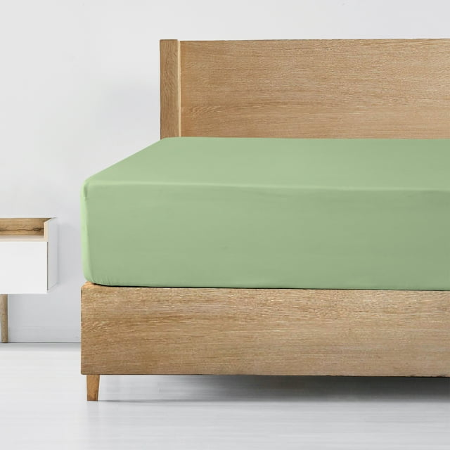 Lux Decor Collection Full Size Fitted Sheet - Microfiber Deep Pocket ...