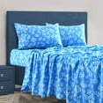 Lux Decor Collection Full Size Floral Colored Microfiber Deep Pocket