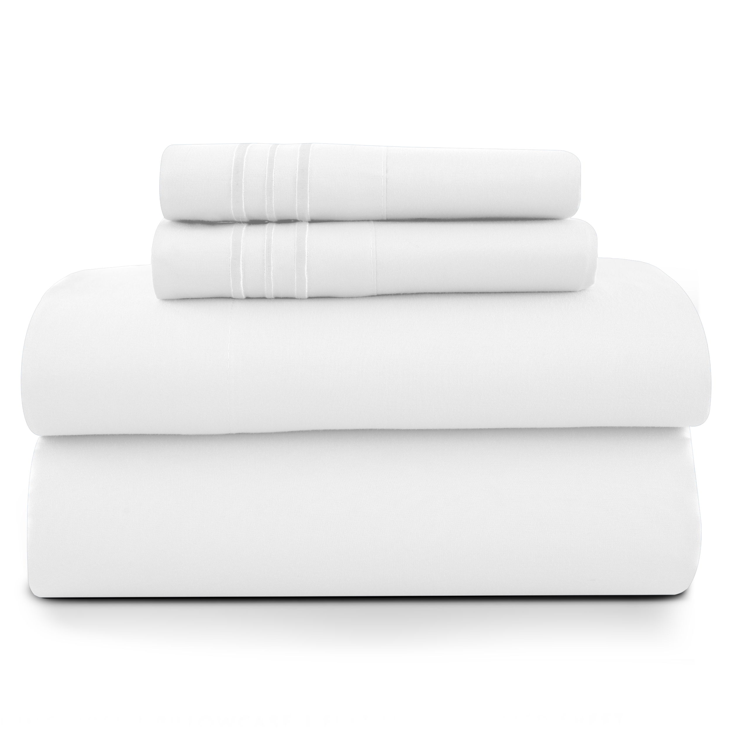 Lux Decor Collection Premium Ultra-Soft Microfiber Queen Bed Sheets Set ...