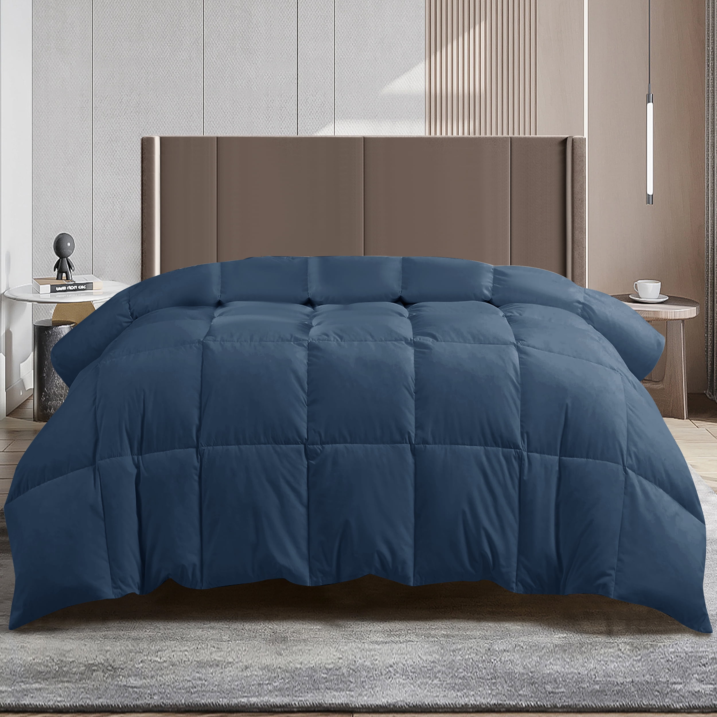 Lux Decor Collection Queen Down Alternative Comforter, Plush Microfiber ...