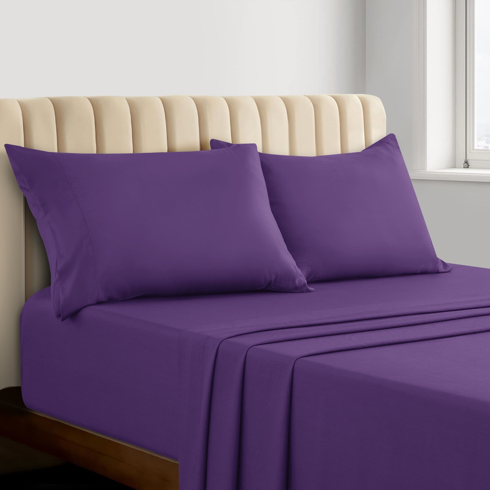 Lux Decor Collection Rayon from Bamboo Sheets Full Size Deep Pocket - 4 ...