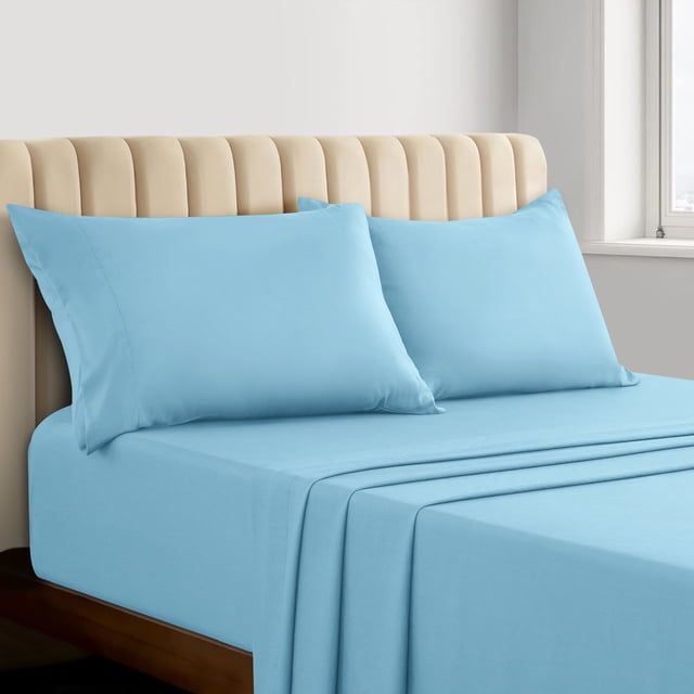 Lux Decor Collection Rayon from Bamboo Sheets Full Size Set - 4 Piece ...