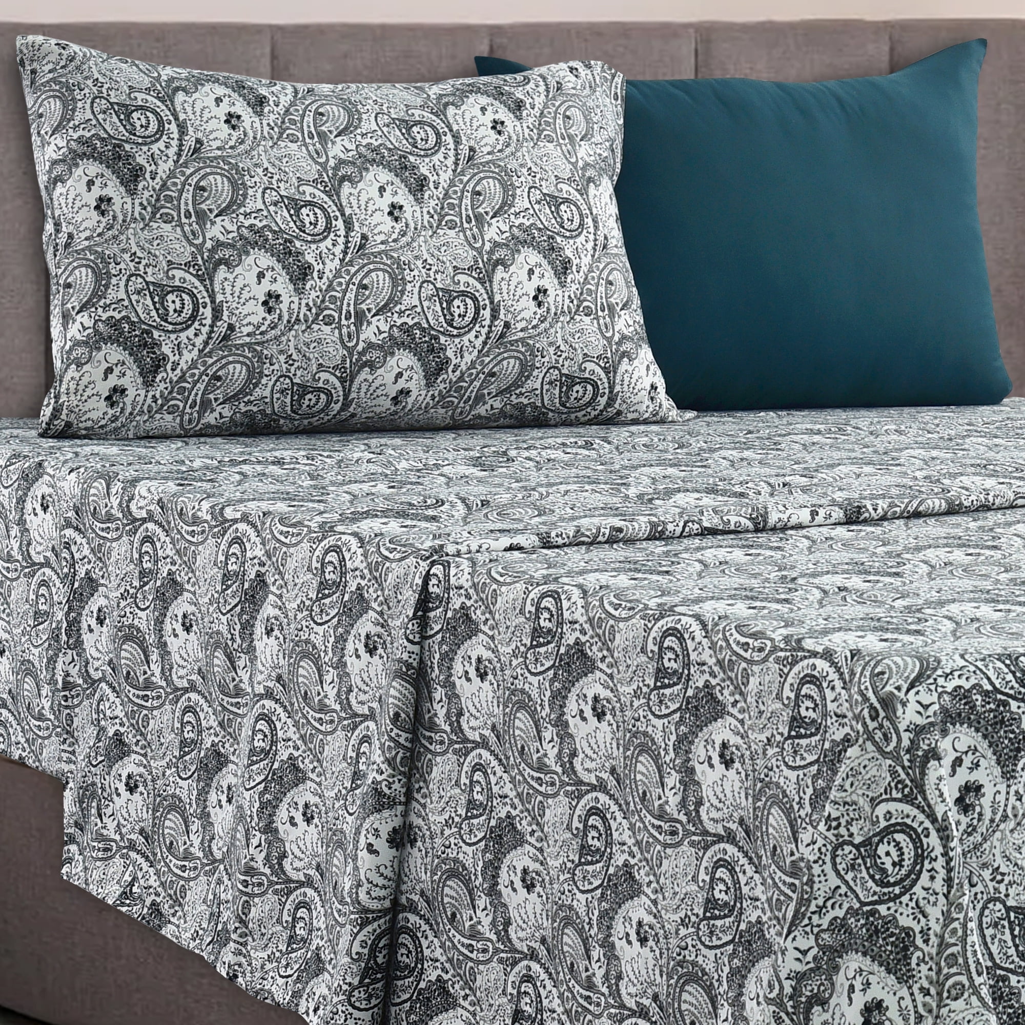 Lux Decor Collection Twin Bed Sheets Set - 4 Piece Brushed Microfiber ...