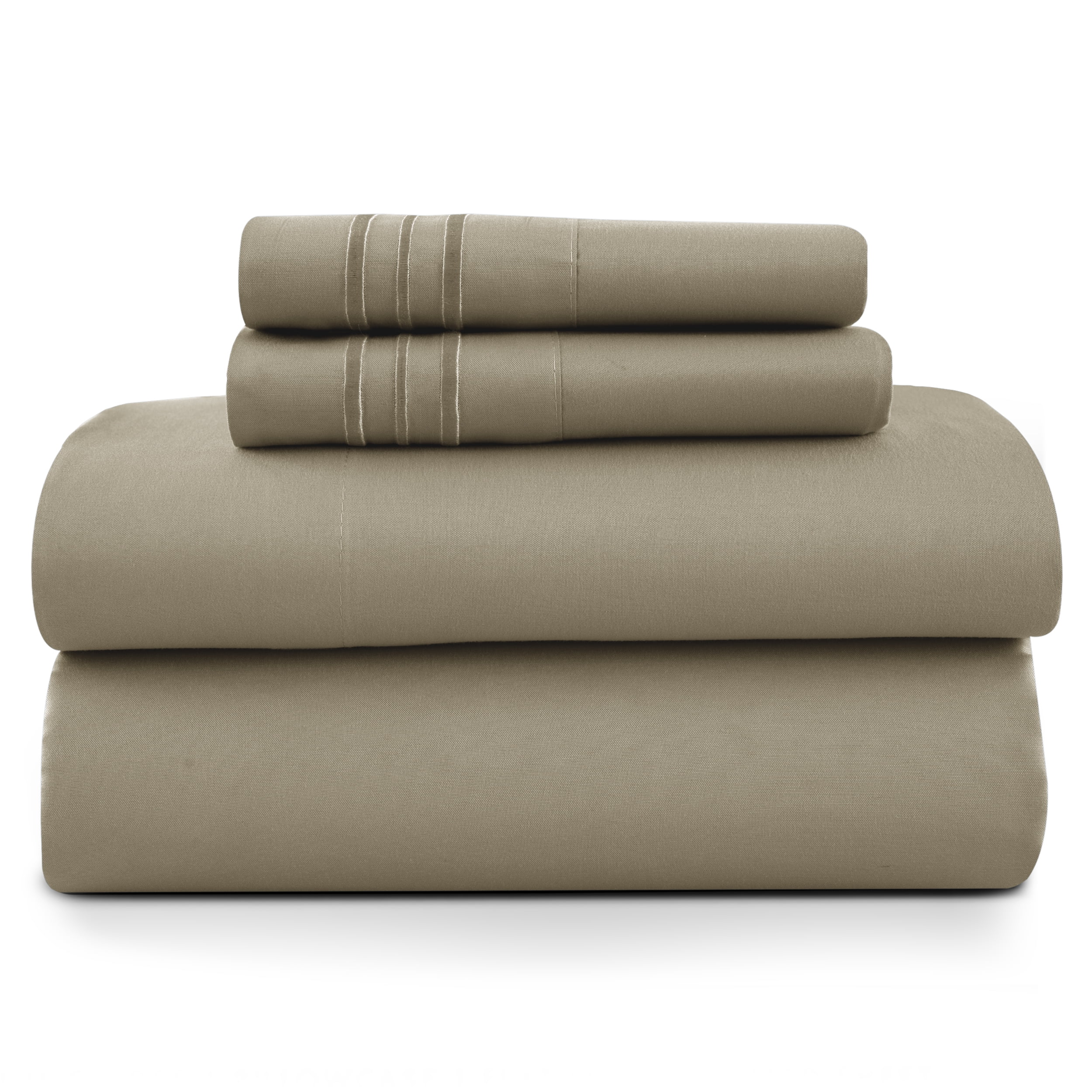 Lux Decor Collection Ultra-Soft Microfiber Queen Bed Sheets, 6-Piece ...