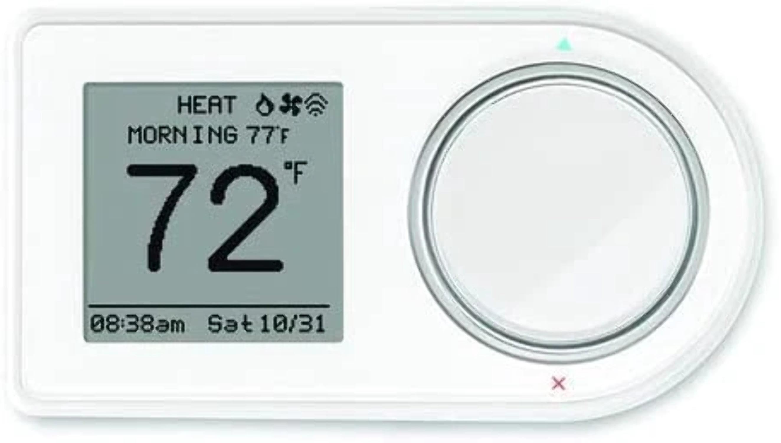 Wi-Fi Thermostat, Battery Operated, Programmable, White, Smart ...