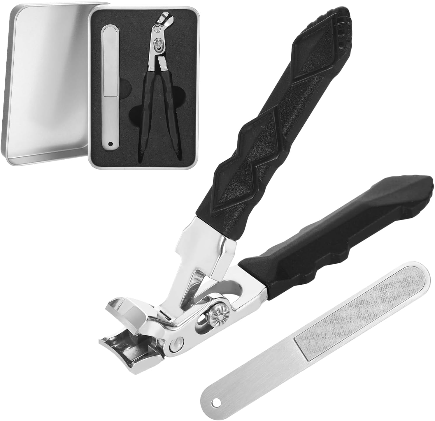 Lux German Nail Clippers for Men,Nail Clippers for Seniors,Angled Head ...