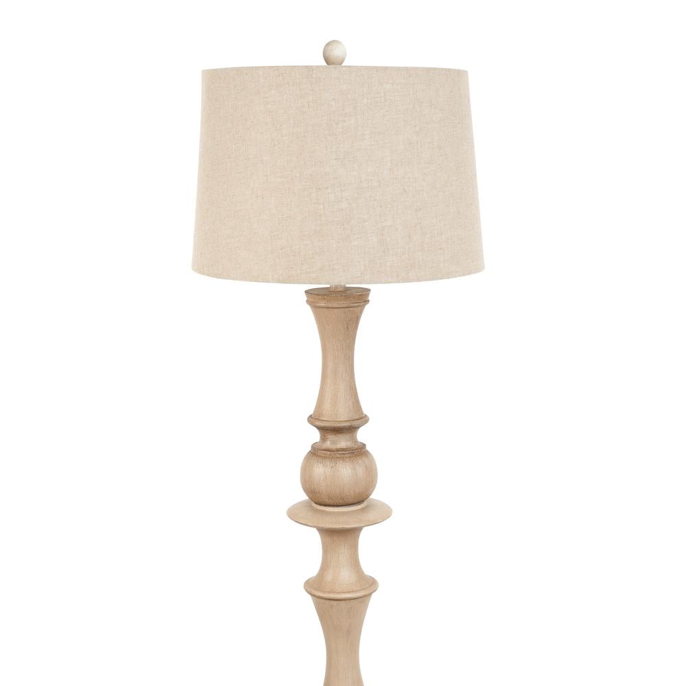 Lux Lighting 63'' Coastal Brillance Cream Floor Lamp 3-Way Switch - Walmart.com