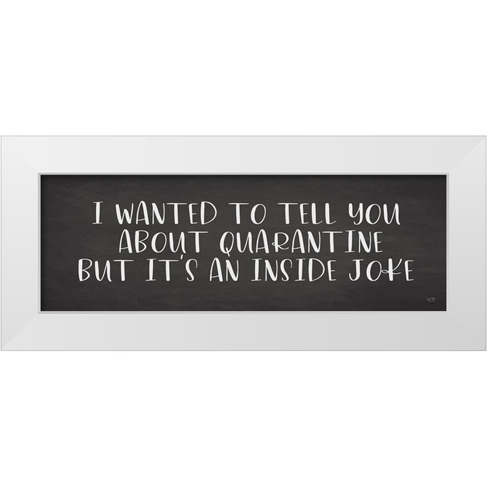 Lux + Me Designs 32x13 White Modern Wood Framed Museum Art Print Titled ...
