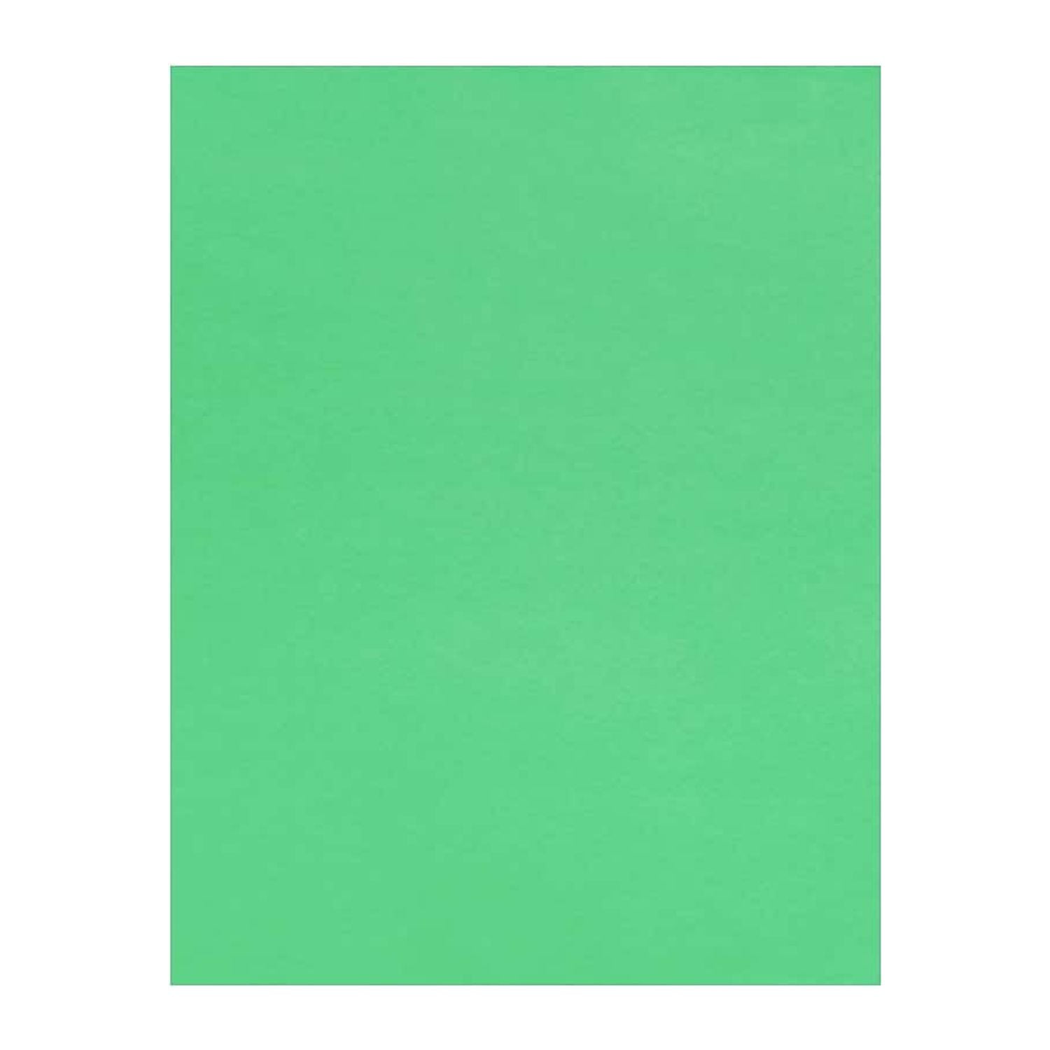 Lux Paper 8.5 x 11 inch 80 lbs. Bright Green 500/Pack 81211-P-17-500 ...