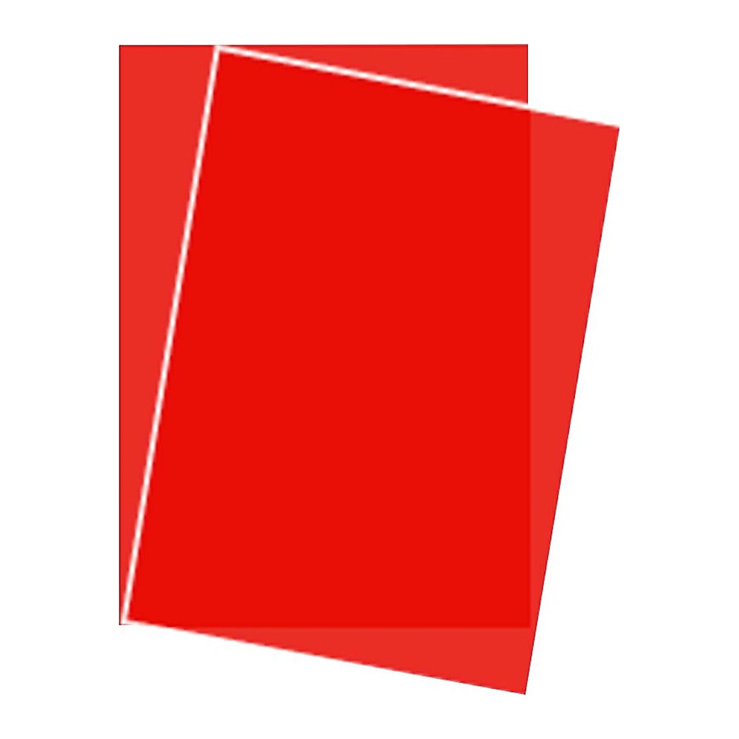 Lux Paper 8.5 x 11 inch Red Translucent 1000/Pack 81211-P-74-1000 ...