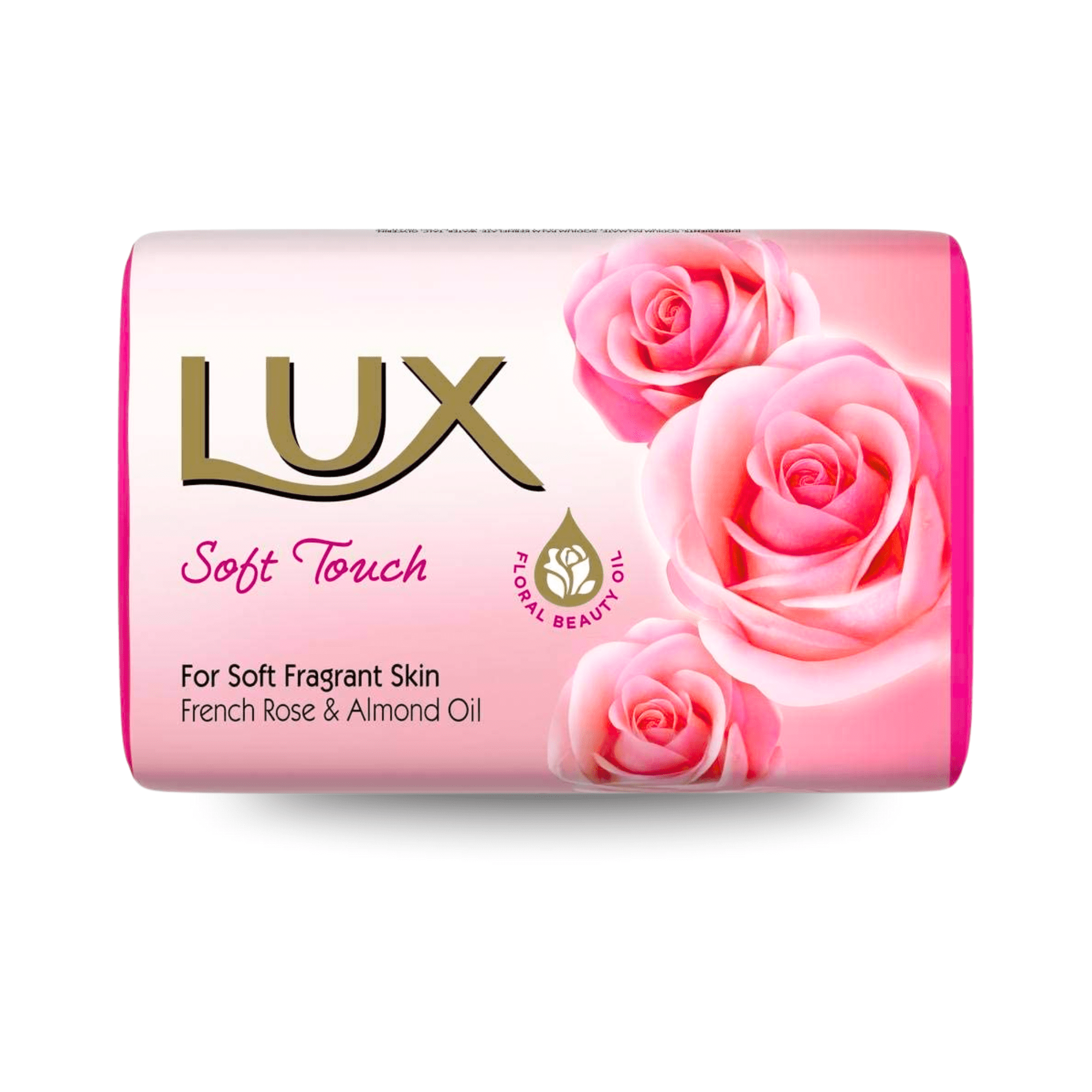Lux Soft Touch Bar Soap with French Rose & Almond Oil – 80g - Walmart.com