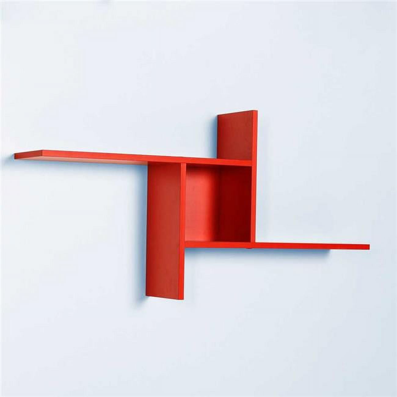 Lux Tiered Wall Shelf, Red - Walmart.com