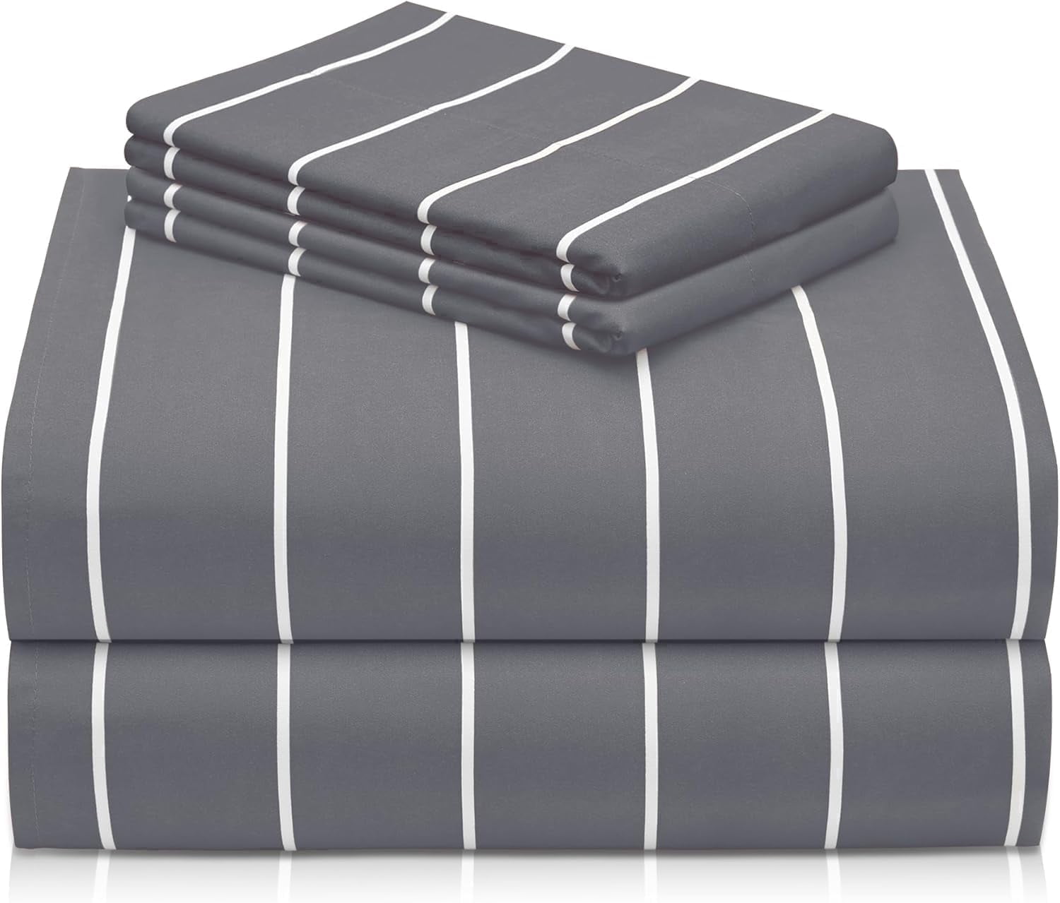 Luxclub King Cooling Sheets Set, Wrinkle-Free, Deep Pocket - Walmart.com