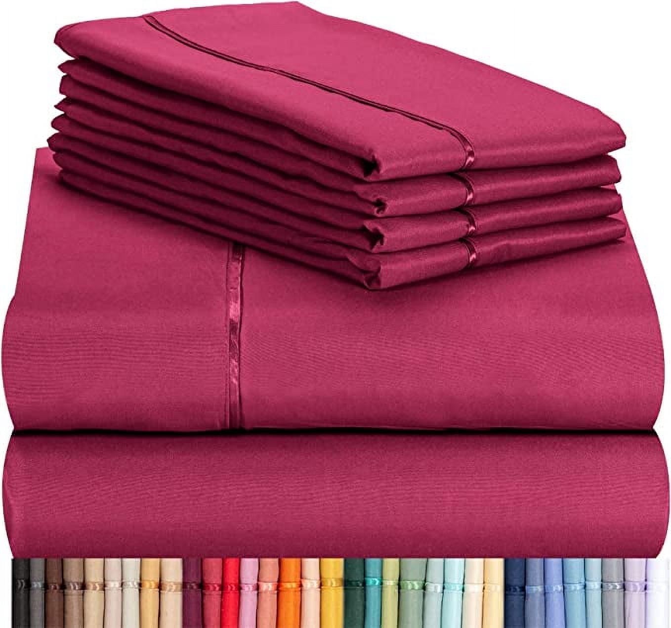 LuxClub Cooling Microfiber Sheet Set, Soft, Deep Pocketed and ...
