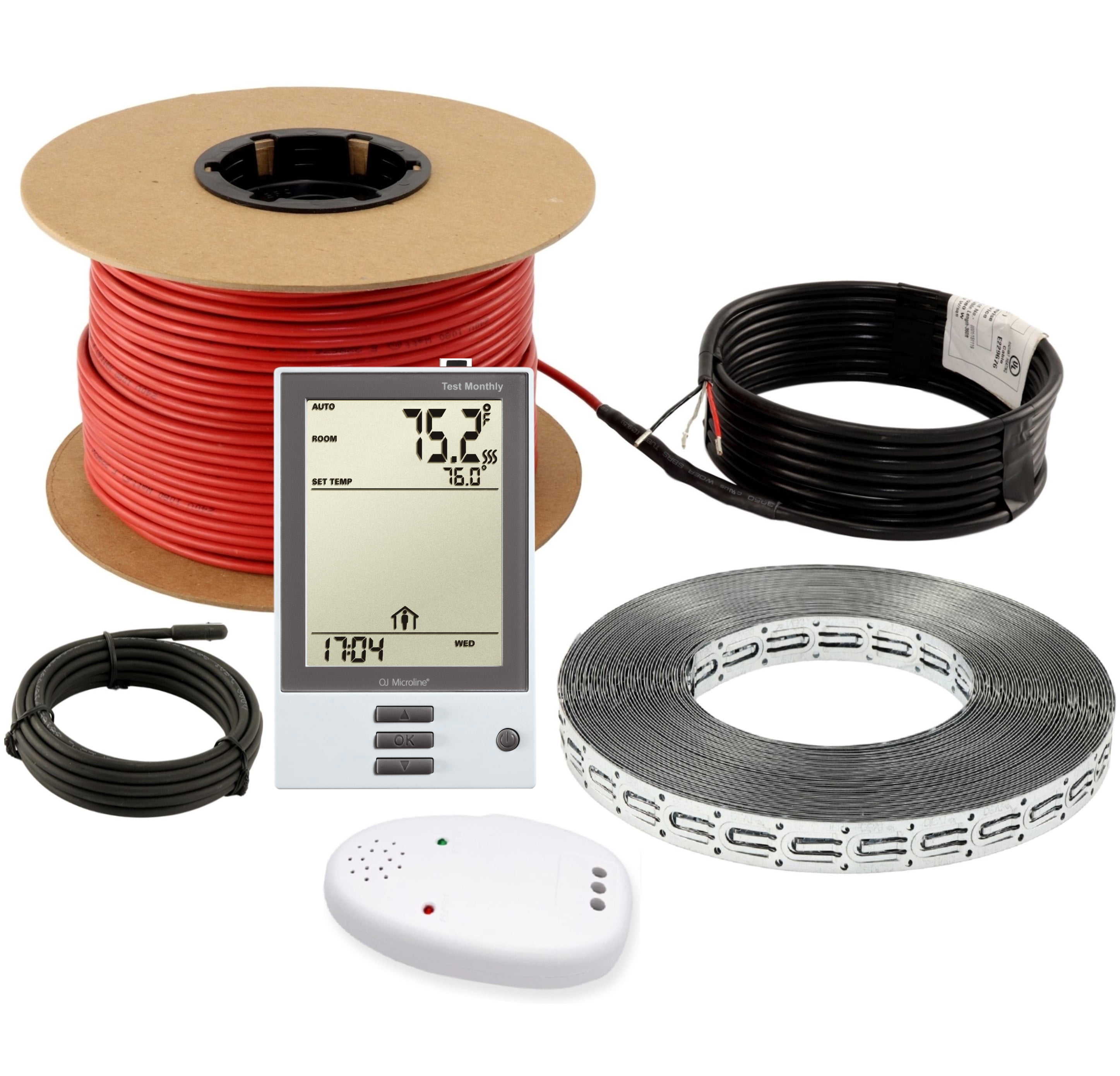 LuxHeat 10 Sqft (120v) Electric Radiant Floor Heating Cable kit for ...