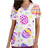 Just Love Women's Scrub Tops Nursing Scrubs 6815W-10301-XL (Scribble ...