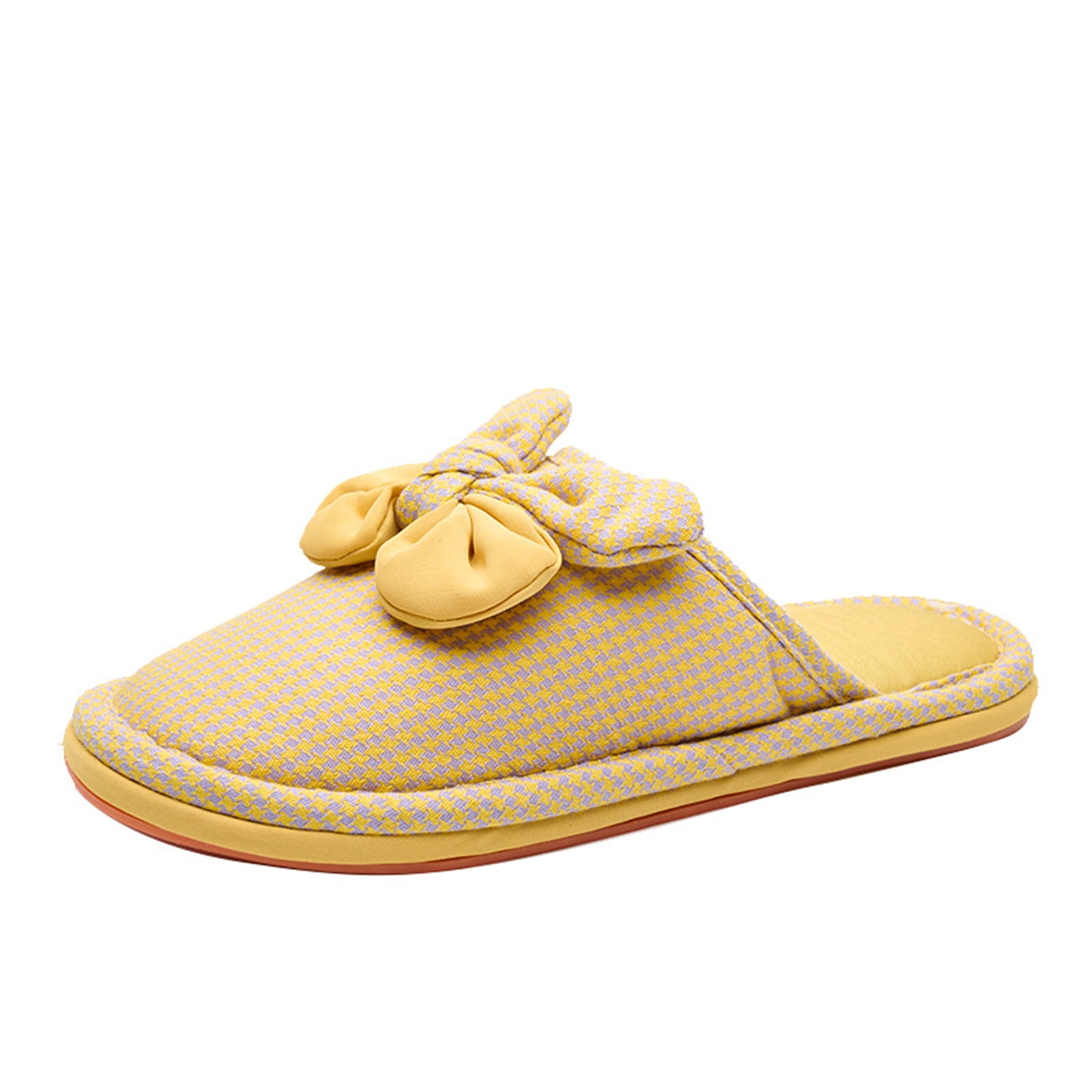 Luxalzxs House Slippers for Women Soft Cozy Memory Foam Slip-on Bedroom ...