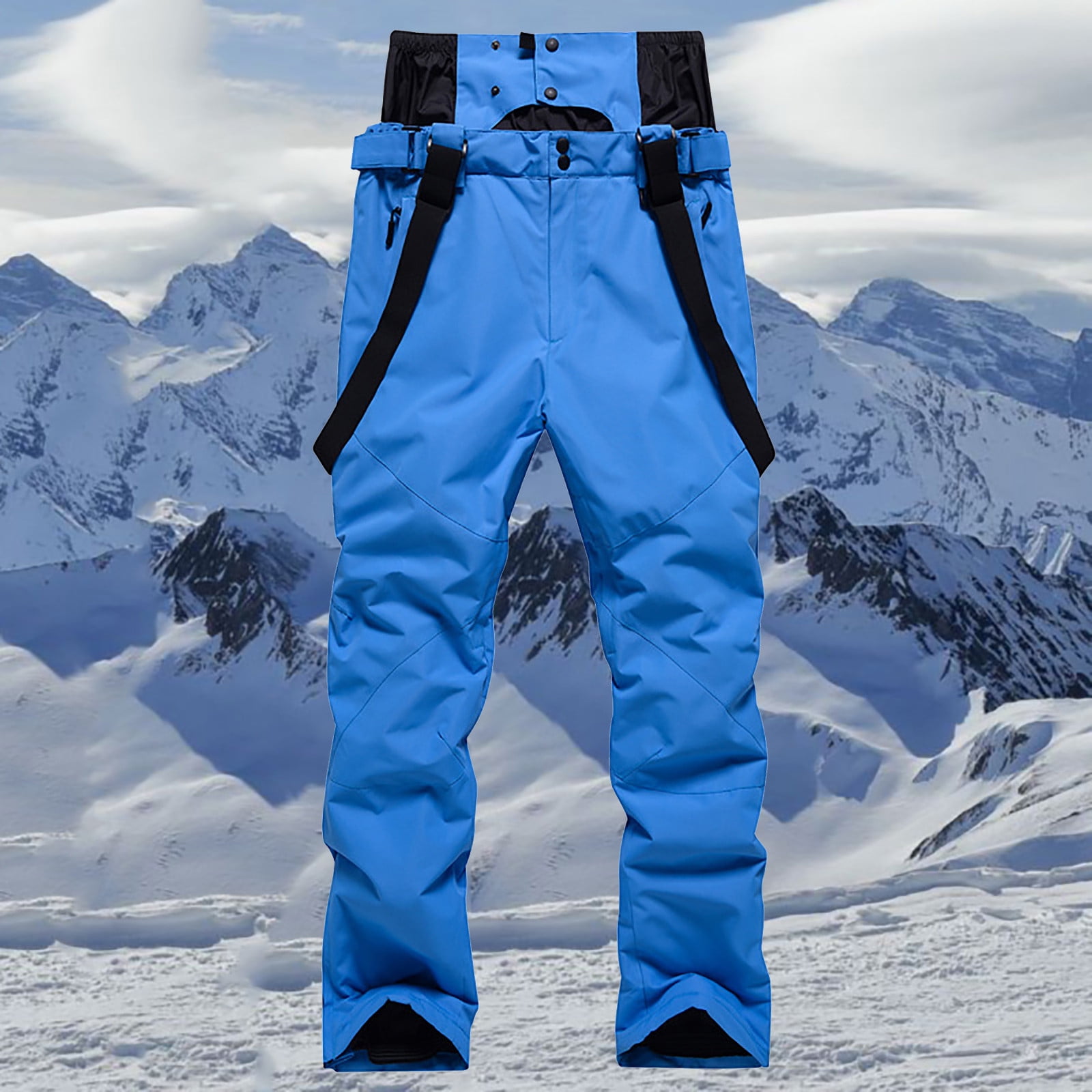 Luxalzxs Snow Pants for Men Women Waterproof Insulated Baggy Ski Pants ...