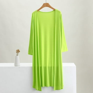 Dyegold Lightweight Cardigans For Women Summer Casual Open Front 3/4 ...