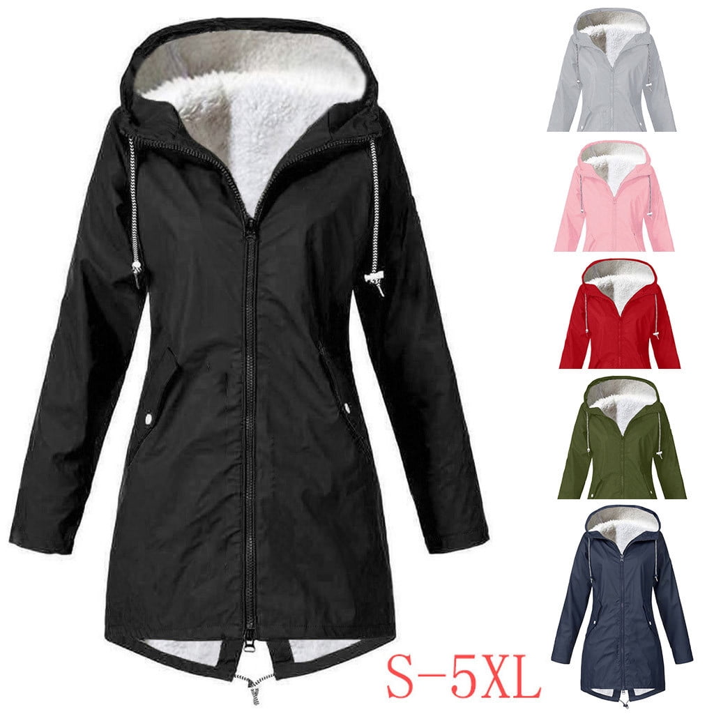 Luxao Women's Fleece Jackets & Coats Comfort Fitted Jacket Winter ...