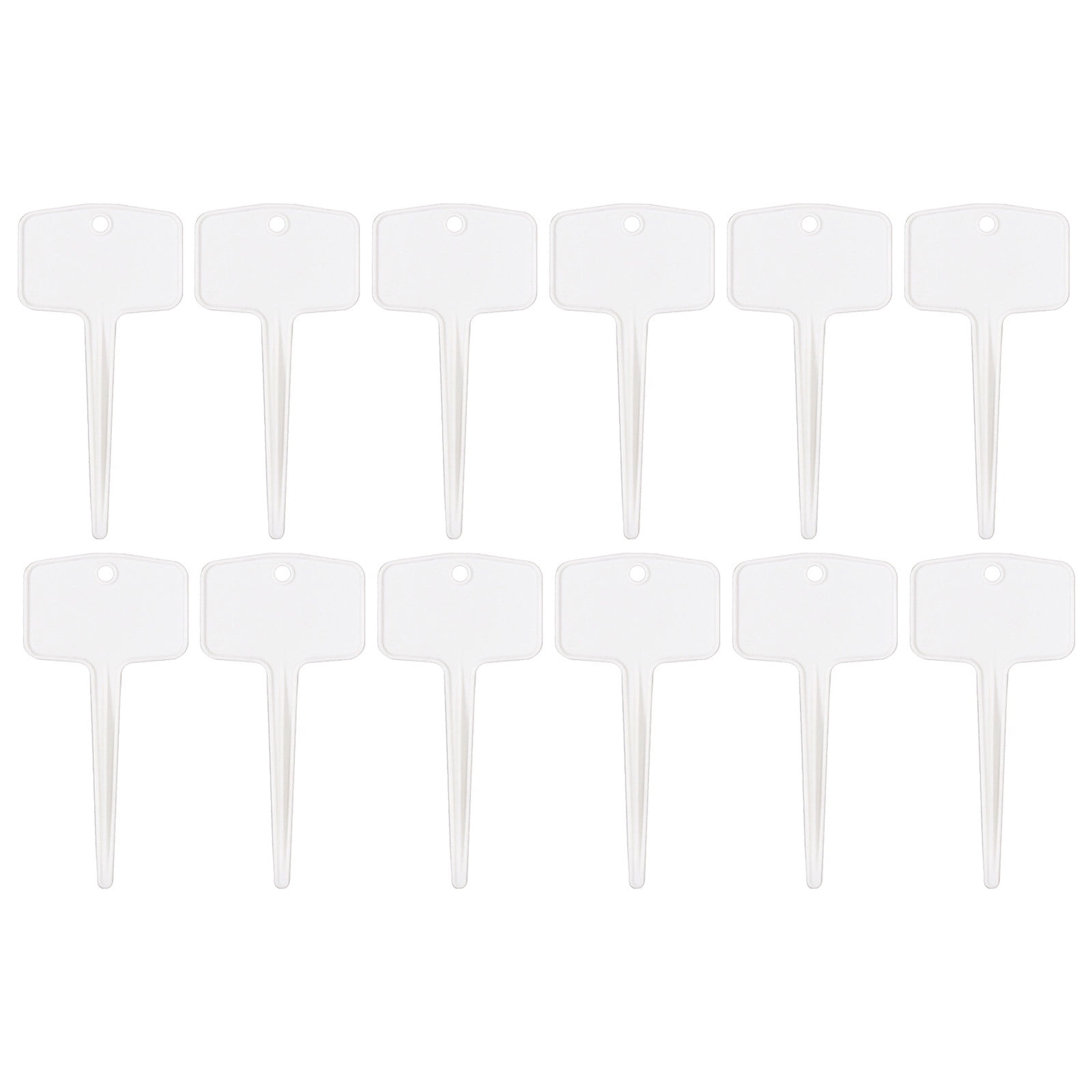 Luxcidy 12PCS 7.5In Durable Extra Thick T-Style Plastic Plant Labels ...