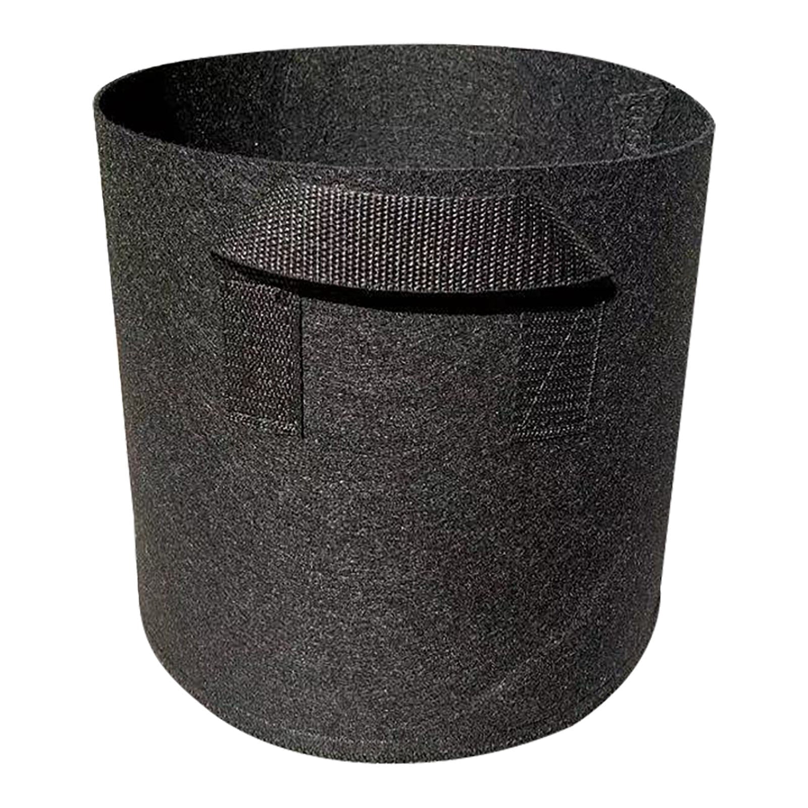 Luxcidy 2 Gallon Black Breathable Fabric Grow Bag Planter, Smart ...