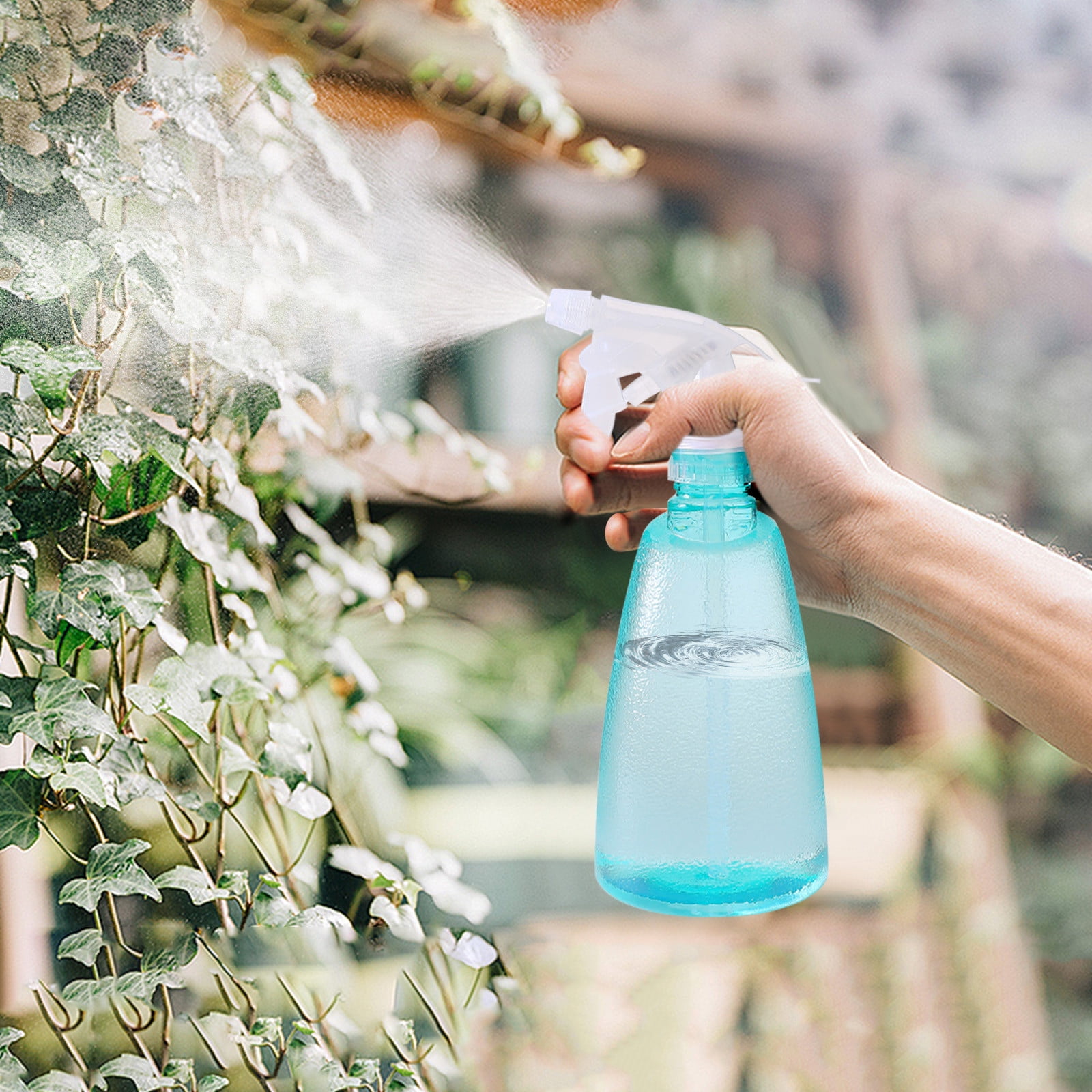 Luxcidy 500ml Plastic Spray Bottles, Refillable Water Squirt Bottles ...