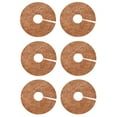 Luxcidy 6PCS 11.8In Coco Coir Mulch Mat for Plants, Cover for Flower ...
