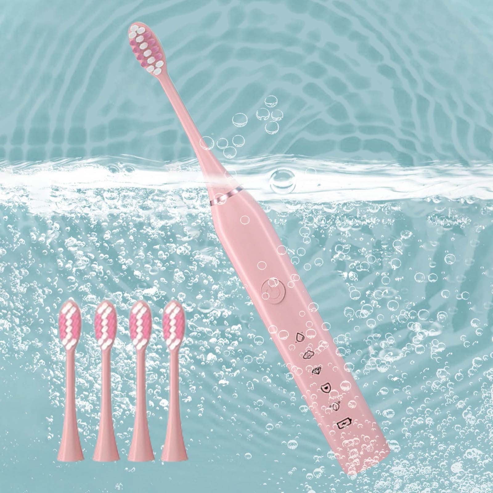 Luxcidy Adult Electric Toothbrush with 5 Brush Heads, 5 Modes ...