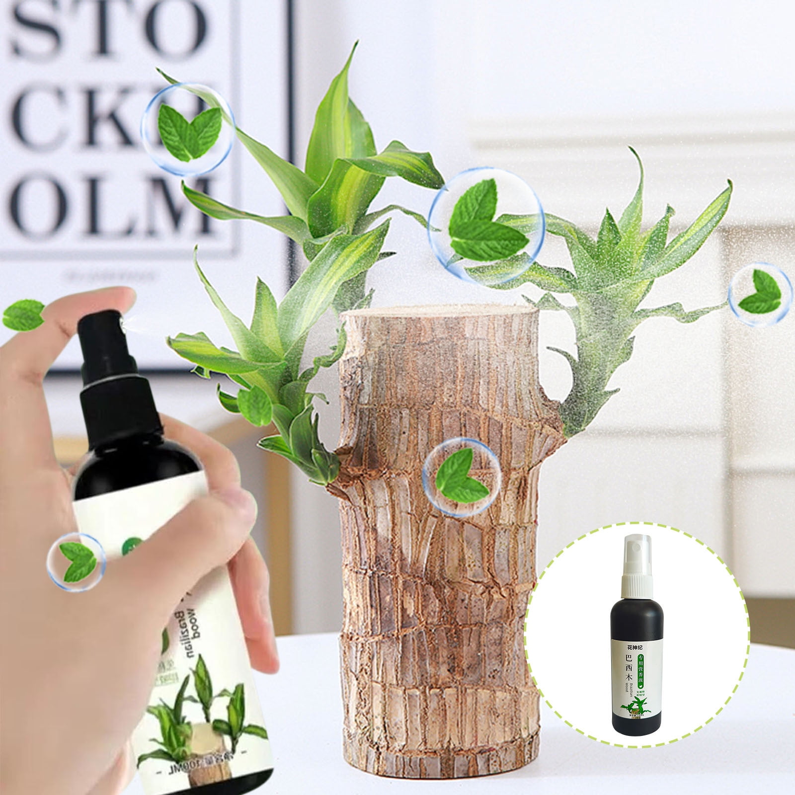 Luxcidy Brazilian Wood Plant Food, Bamboo Liquid Fertilizer, Lucky ...