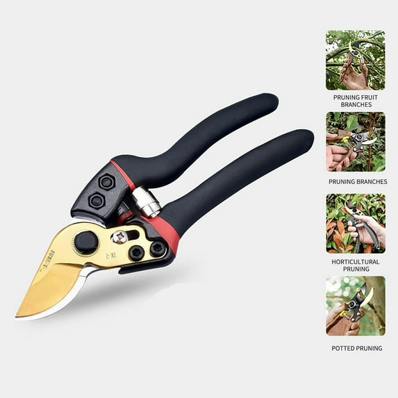 Luxcidy Garden Pruning Scissors Plant Shears Tree Trimmers,for Cutting ...