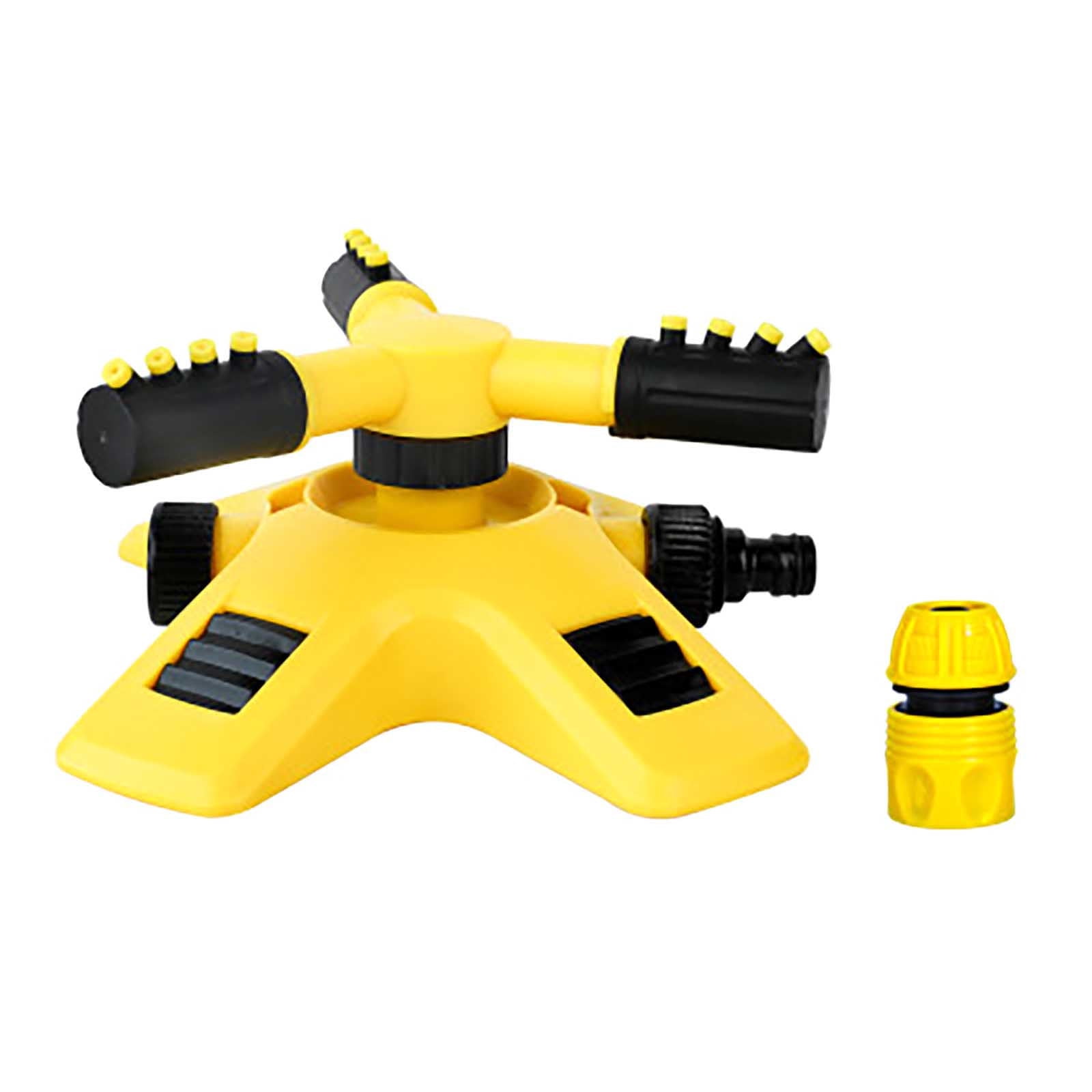 Luxcidy Lawn Sprinkler Rotating Adjustable Sprinkler Garden Irrigation ...