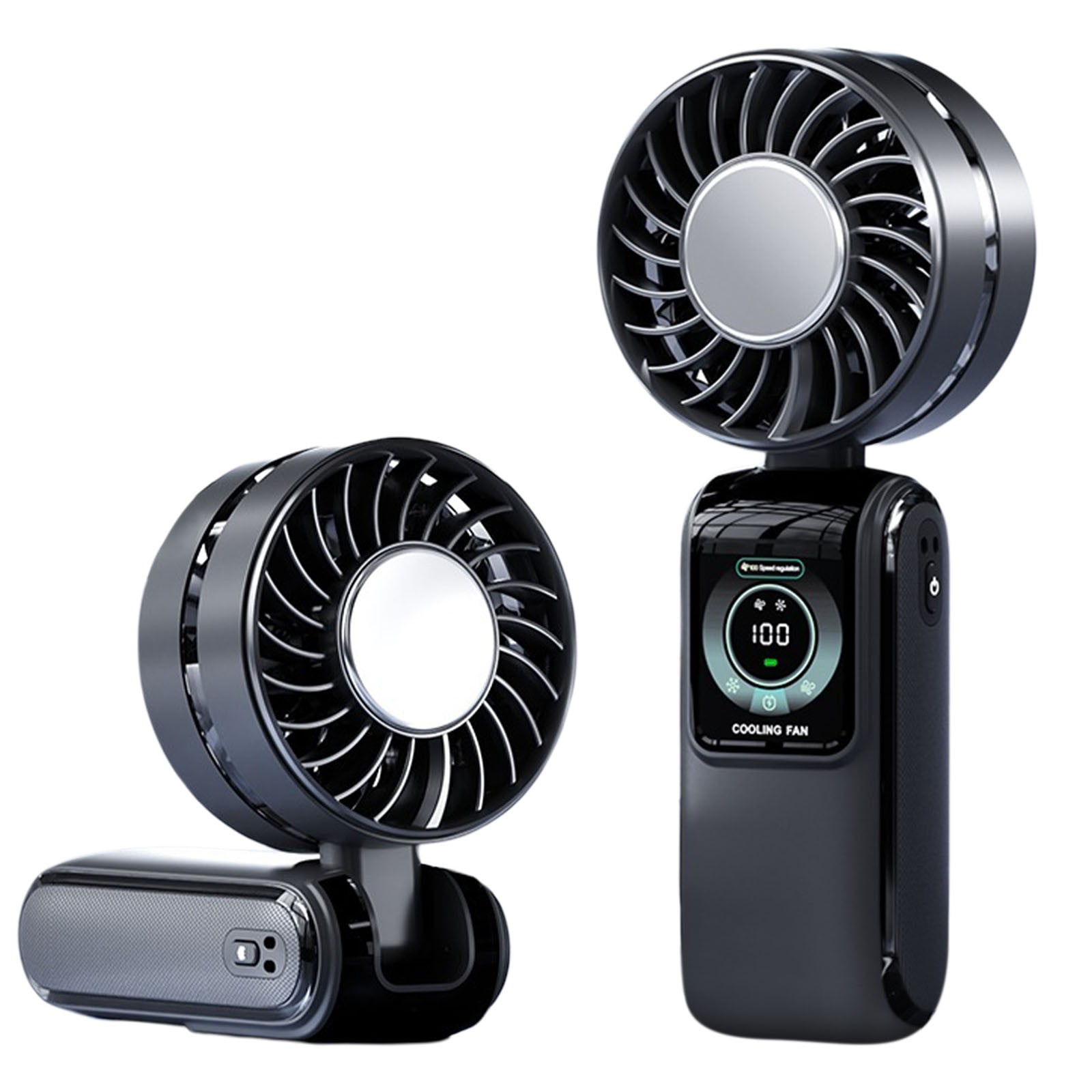 Luxcidy Portable Handheld Turbo Fan, 2025Upgraded Foldable Mini ...