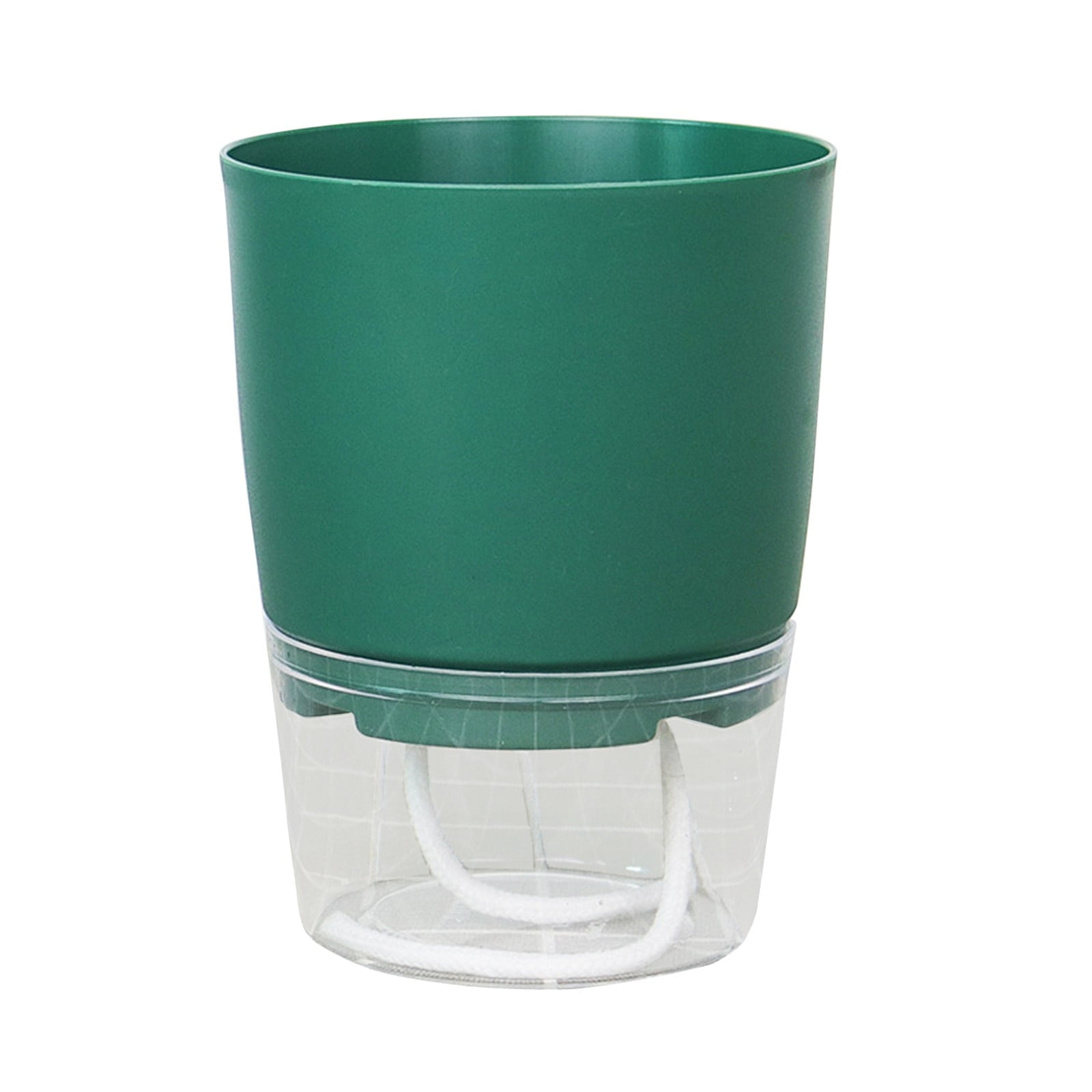 Luxcidy Self Watering Plant Pot , 5 inch Plant Pot with Drainage Hole ...