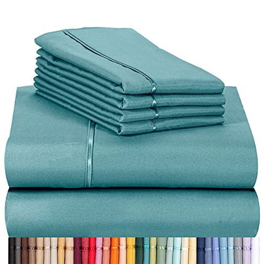 Luxclub Cooling 6 piece Ultra Soft Microfiber Bed Sheets & Pillowcases ...
