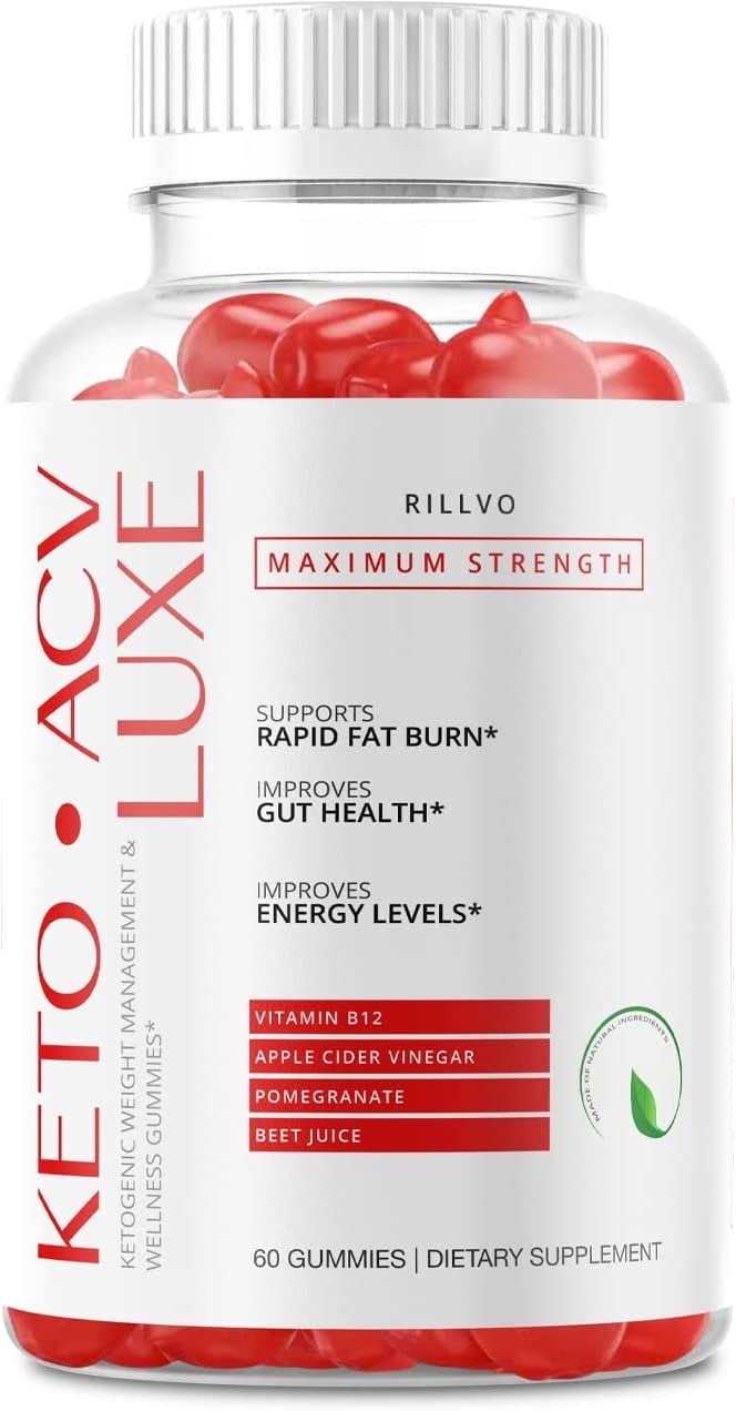 Luxe Keto ACV Gummies - Advanced Formula, Active Chewable Supplement for Health, 60 Gummies ...
