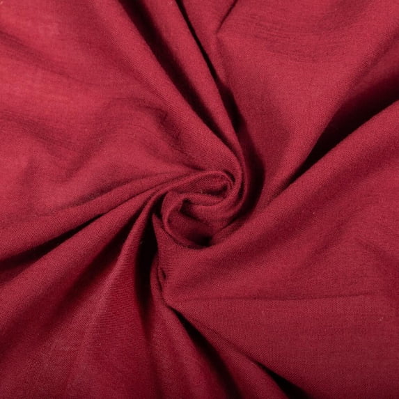 Luxe Cotton Gauze - Burgundy - Walmart.com