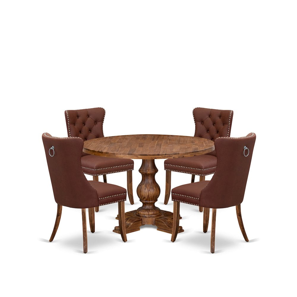 Luxe by East West Furniture 5-Pc Mid Century Modern Dining Set Contain ...