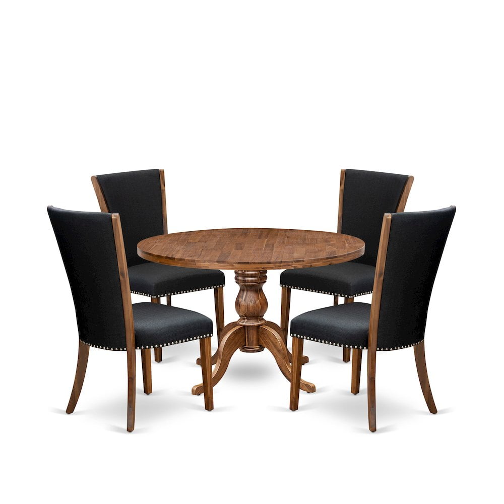 Luxe by East West Furniture 5 Piece Dinette Set For 4 Consists Of 48 ...