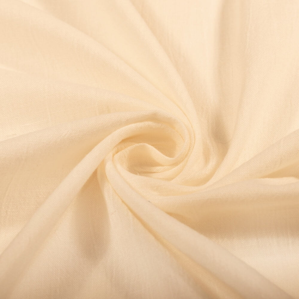 Luxe Gauze Fabric 100% Natural Cotton 51" Wide Sold BTY (Ivory, 5 Yards ...